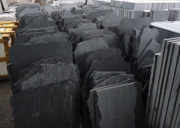 BLACK FLAGSTONE PAVERS | JUNO STONE PAVING